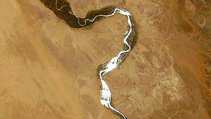 Csillog a Nap a Nílus vizén - a hét műholdképe