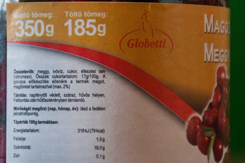 Szeretjük a magyar meggybefőttet!