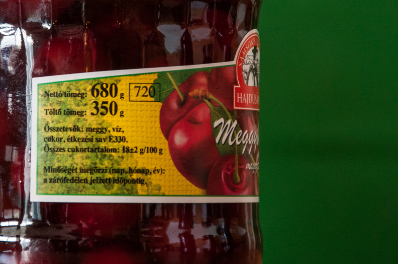 Szeretjük a magyar meggybefőttet!